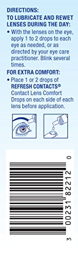 Refresh Contacts, Eye Drops, Contact Lens Comfort,Blue 0.4 Fl Oz ...