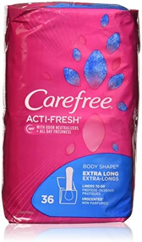 Carefree Acti-Fresh Extra Long 36 Count Liner To Go (2 Pack) price in ...