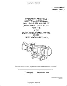 Technical Manual TM 9-1240-416-13&P Operator and Field Maintenance ...