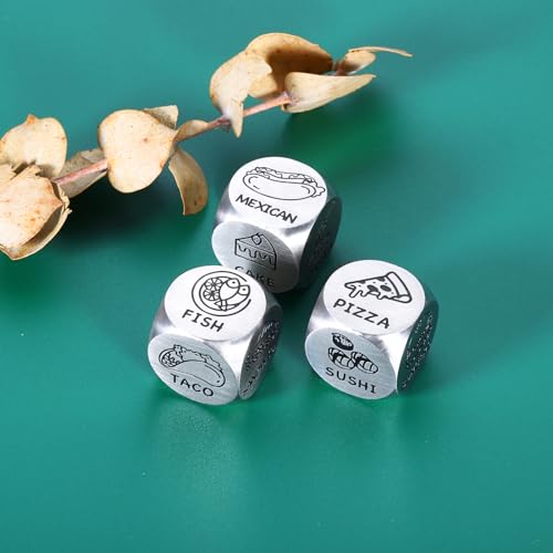 3 Pc Food Dice Food Decision Dice for Couple Food Dice Game Food Dice ...