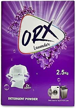 ORX Lavender Fragrance High Efficiency Powder Laundry Detergent Removes ...