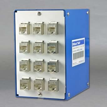 DINSPACE SNAP-CU-12 Copper Patch Panel, DIN Rail Mount: Amazon.com ...