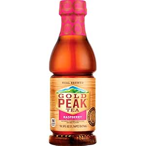 Amazon.com : Gold Peak Raspberry Flavored Iced Tea Drink, 18.5 fl oz ...