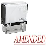 Amazon.com : Amended Rubber Stamp for Office Use Self-inking : Office ...