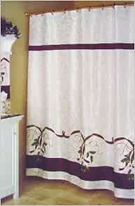 Lenox Holiday Nouveau-Gold Cloth Shower Curtain 70" X 72", Fine China ...
