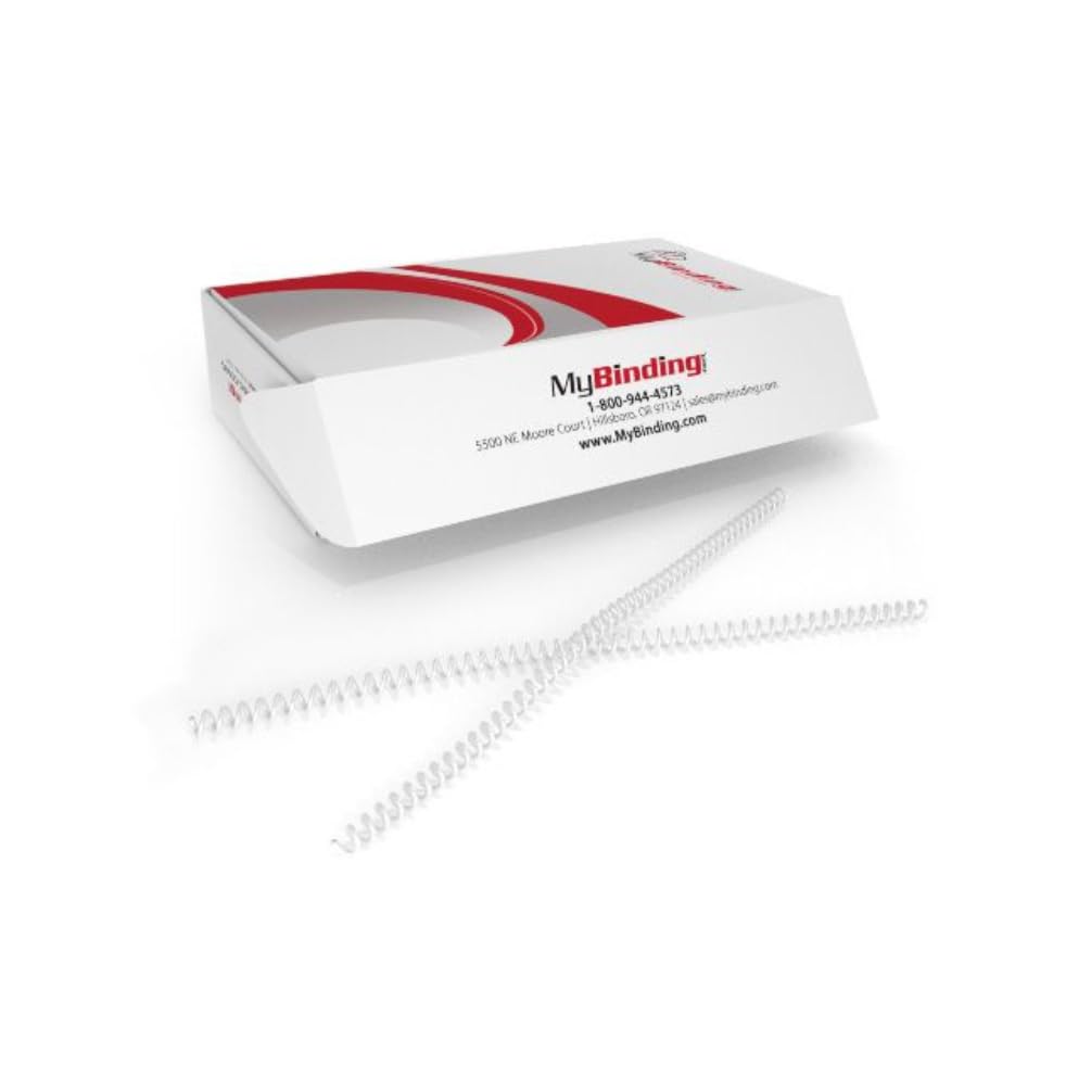 Mua MyBinding White Plastic Binding coils, Letter Size Plastic Spiral ...