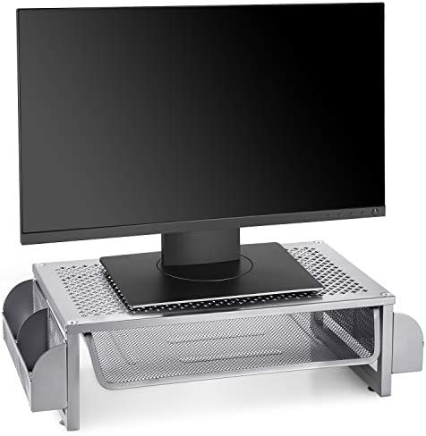 Simple Trending Metal Monitor Riser Stand and Computer Desk Organizer ...