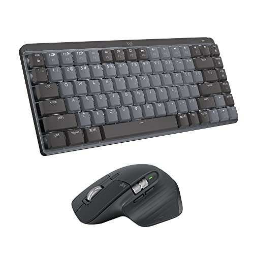 Logitech MX Mechanical Mini TKL Illuminated Wireless Keyboard, Clicky ...