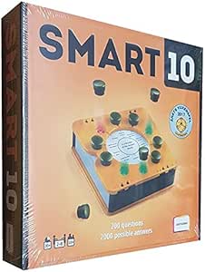 Amazon.com: Smart 10 Pass and Play Trivia Game | Perfect Family Board ...