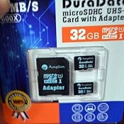 Amazon.com: 2-Pack 32GB Micro SD SDHC Memory Card Plus Adapter (Class 10 U1 UHS-I V10 A1 MicroSD ...