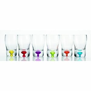 Amazon.com | 2.5 oz. Bubble Whiskey Shot Glass (set of 6): Shot Glasses