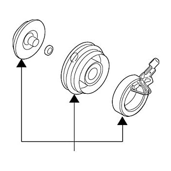 Amazon.com: Kia 97643-1G000 A/C Compressor Clutch Pulley: Automotive