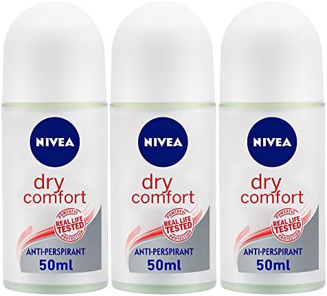 NIVEA Antiperspirant Roll-on for Women, 48h Protection, Dry Comfort ...