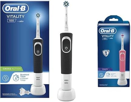 Oral B Vitality 100 Black Electric Rechargeable Toothbrush, With Uae 3 ...