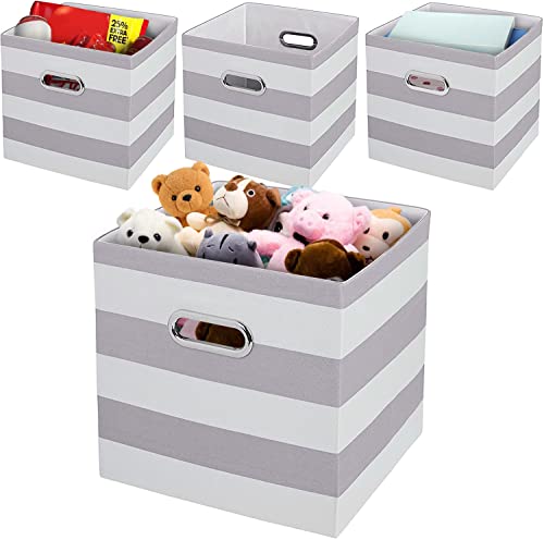 EXTREE Cube Storage Bins 11×11x11 Collapsible Foldable Cubby Bins ...