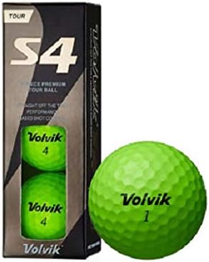 Amazon | Volvik(ボルビック) ゴルフボール S4 New VOLVIK S4 NP GRN スリーブ グリーン ...