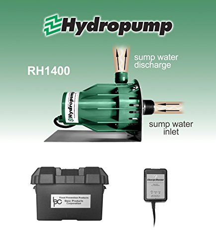 Hydropump RH1400 Battery Powered Backup Sump Pump | Amazon price ...