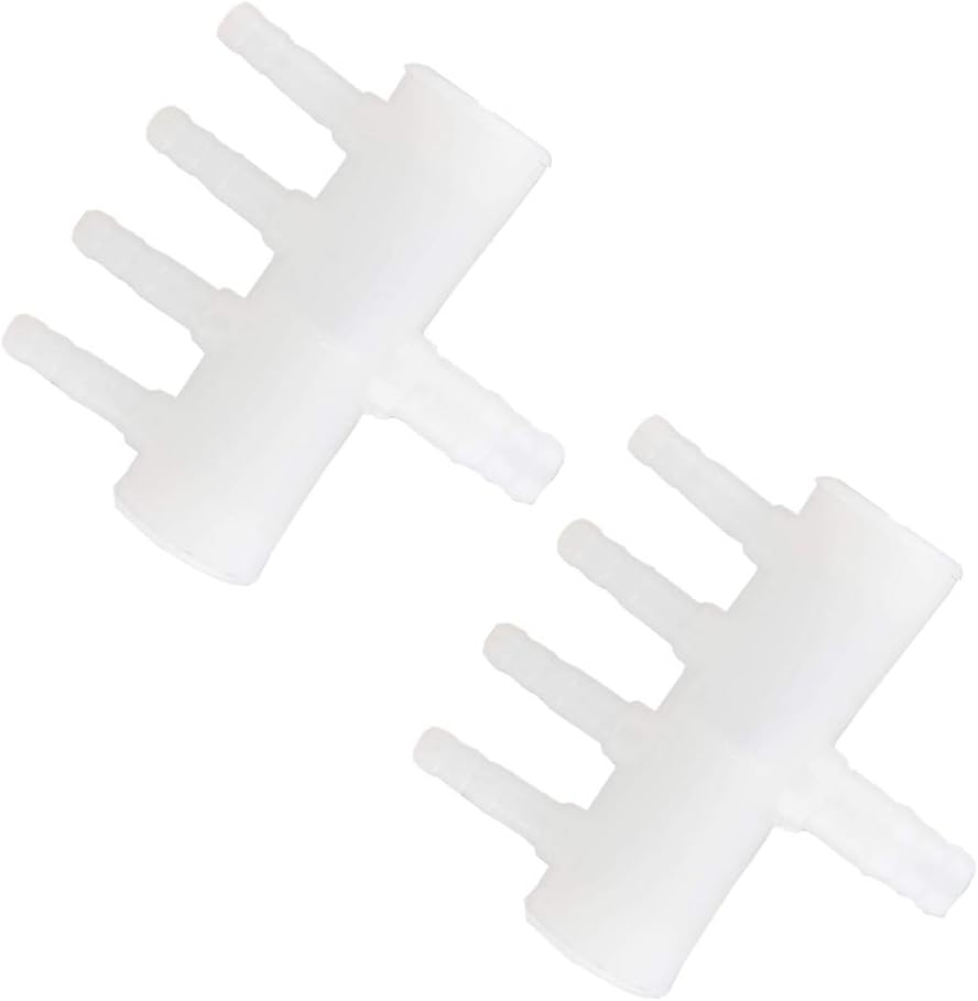 NA 2 Pcs Air Pump Connector Air Distributor Air Flow Divider Oxygen ...