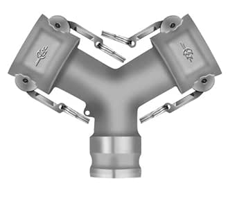 PT Coupling 40AX40CY Aluminum Cam and Groove Hose Fitting, Wye, 4 ...