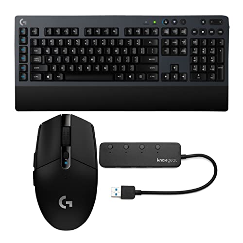 Logitech G613 Lightspeed Wireless Mechanical Gaming Keyboard Bundle ...