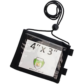 Amazon.com : GBC BadgeMates Small Credentials Holder, Horizontal ...