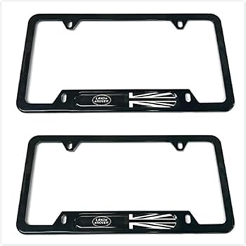Amazon.com: Land Rover Genuine Range Rover License Plate Frame - Matte ...