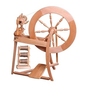 Amazon.com: Ashford Traditional Spinning Wheel, Double Drive, Single ...