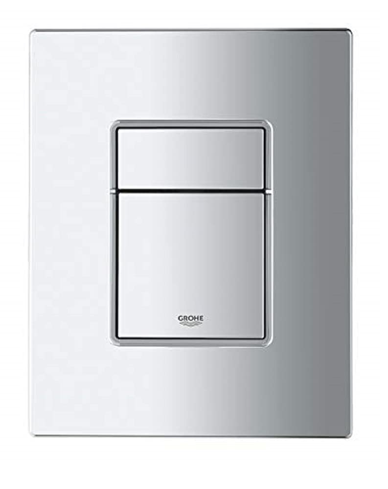 Grohe 38732000 Stainless Steel Flush Plate, Silver, Polished Finish ...