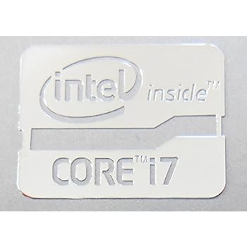 Amazon.com: Intel Core i7 Inside Metal Sticker 16.5 x 21mm [647 ...