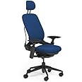 Amazon.com: Steelcase Leap Desk Chair V2 with Headrest in Buzz2 Blue ...