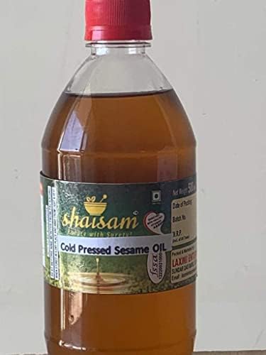 Shaisam Wood Pressed Black Sesame Oil (Kolhu/Kacchi Ghani/Chekku) (5 ...