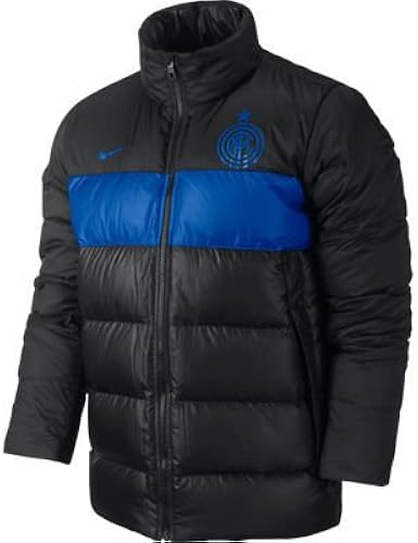 Nike Inter Milan Mens Padded Jacket Puffer Coat Black Blue Size S - XXL ...