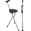 Switch Sticks Aluminum Folding Walking Cane with Seat and Walking Stick ...