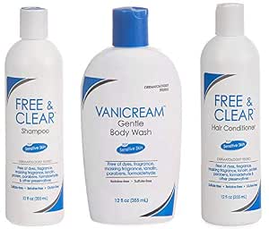 Amazon.com : Vanicream, Free and Clear Shampoo, Conditioner and Body ...