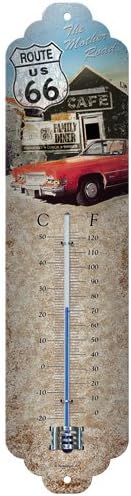 Nostalgic-Art 80132 US Highways – Route 66 The Mother Road, Thermometer ...
