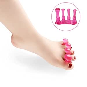 Amazon.com : Gel Toe Stretcher & Separator for Yoga, Walking and ...