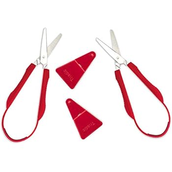 Amazon.com : Kids Loop Scissors 2 Pack, Adaptive Cutting for Small ...