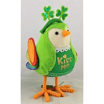 Amazon.com : Featherly Friends Spritz - Spring/St. Patrick's Day Fabric ...