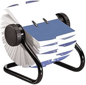 Amazon.com : Rolodex 66727 Open Rotary Card File, 500 3x5 Cards, 24 ...