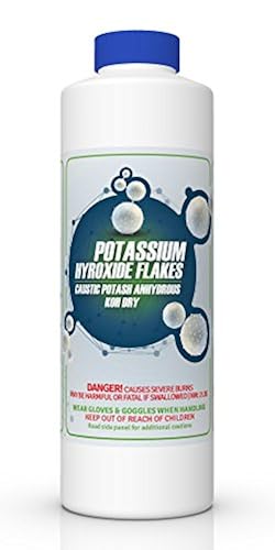 Pure Potassium Hydroxide Flakes - 2 LB (Caustic Potash Anhydrous KOH ...