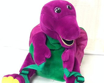 Barney Plush Backpack - Import It All