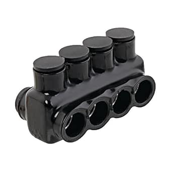 4 Wire Polaris 3/0 - 6 AWG Insulated Multi-Cable Connector Block ...