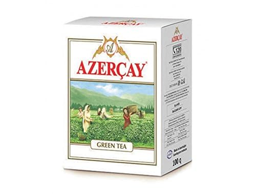 Azercay Azerbaijan Tea Green Tea Classic 2 Pack a 100g - Loose - Native ...