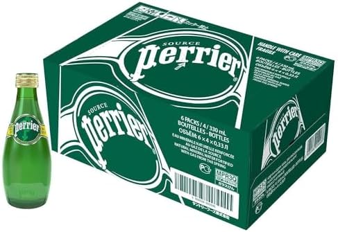 Perrier Sparkling Natural Mineral Water 330 ml - Pack of 24 price in Saudi Arabia | Amazon Saudi ...