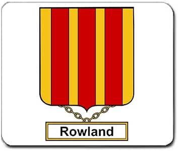 Amazon.com : Rowland Family Crest Coat of Arms Mouse Pad : Office Products