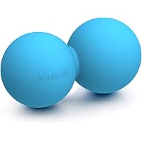 Deep Tissue Massage Ball Set - Includes 5" Foam Roller Mobility Ball ...