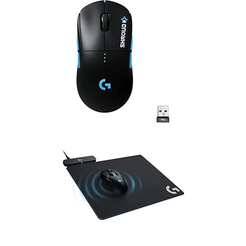 Logitech G PRO Wireless Gaming Mouse - Shroud Edition Powerplay ...