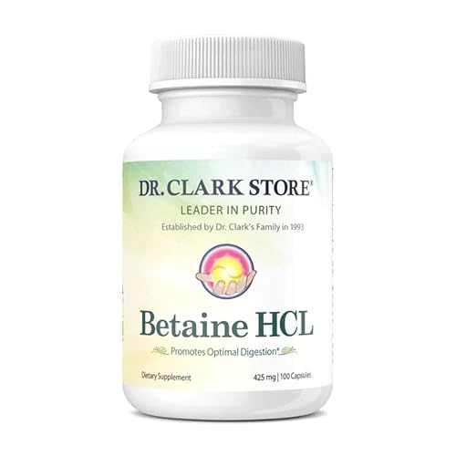Dr. Clark Betaine HCL Digestive Enzymes - Acid Reflux Medicine ...