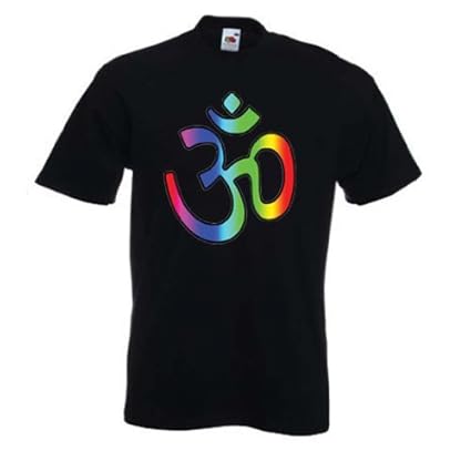 Om Symbol T-Shirt (Choice of Colours): Amazon.co.uk: Clothing