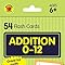 Carson Dellosa - Addition Flash Cards Facts 0 to 12 - 54 Cards with 100 Problems for 1st and 2nd ...